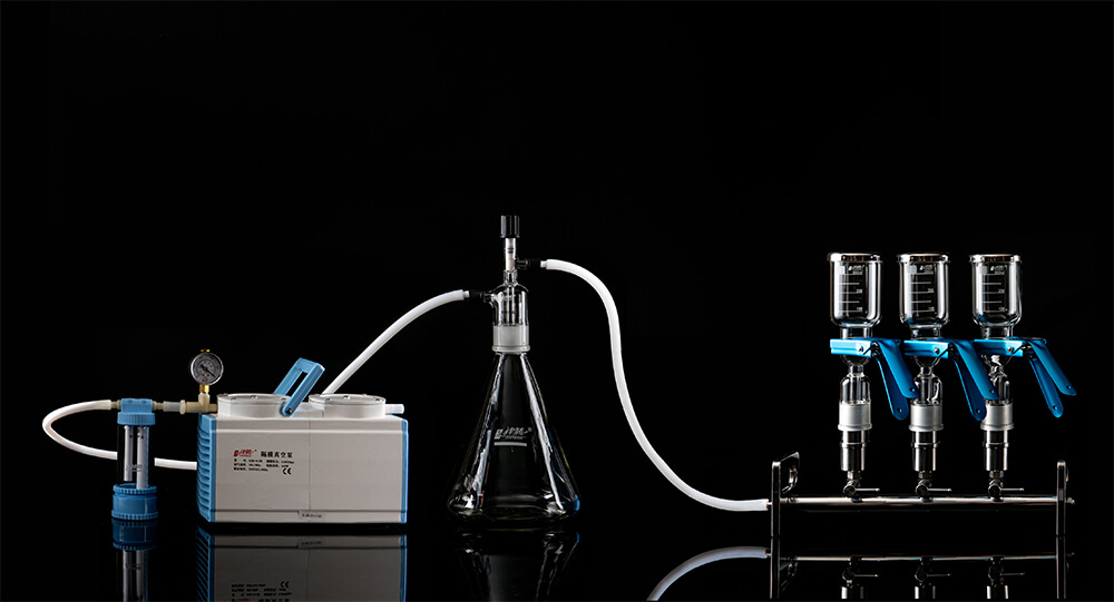 manifolds vacuum filtation with glass funnel on Tianjin Jinteng ...