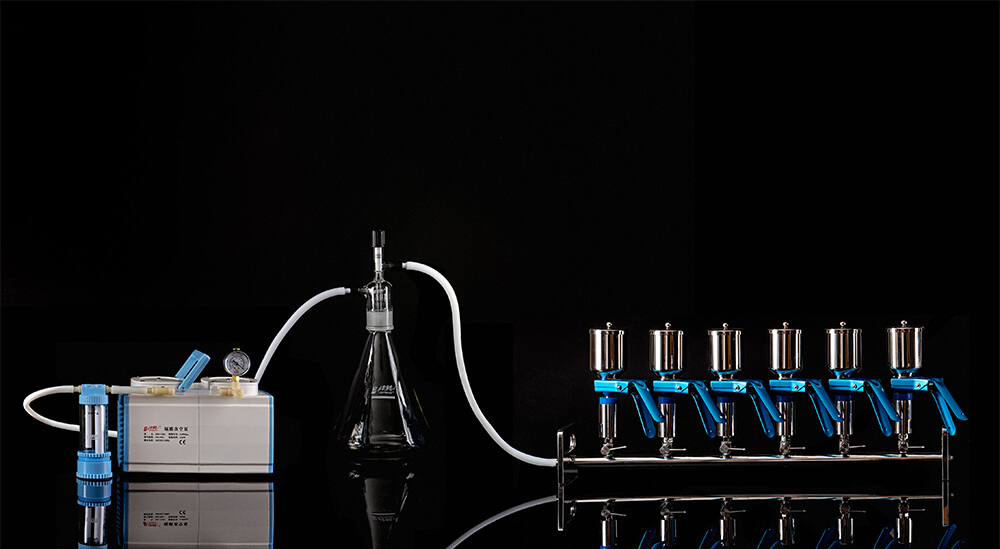 6-branch Manifolds Filtration Apparatus with Rubber Plug Type